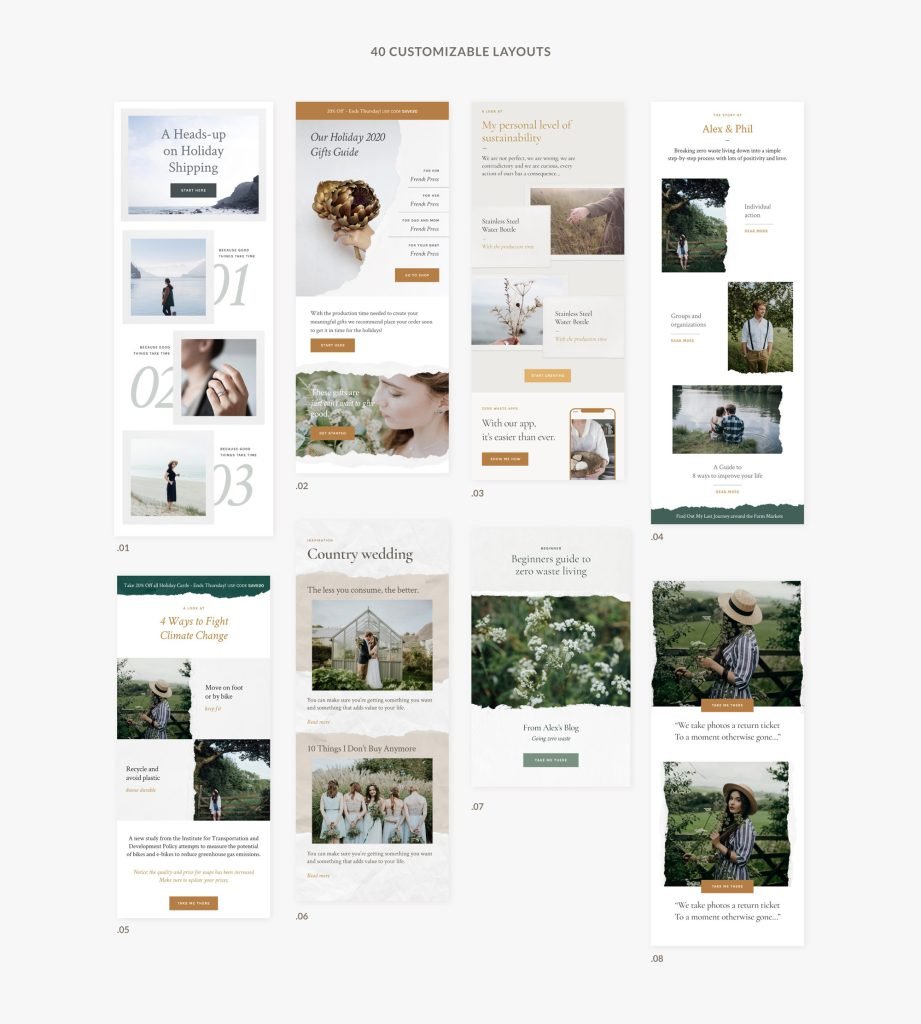 Paper Newsletter Templates - Sparrow and Snow