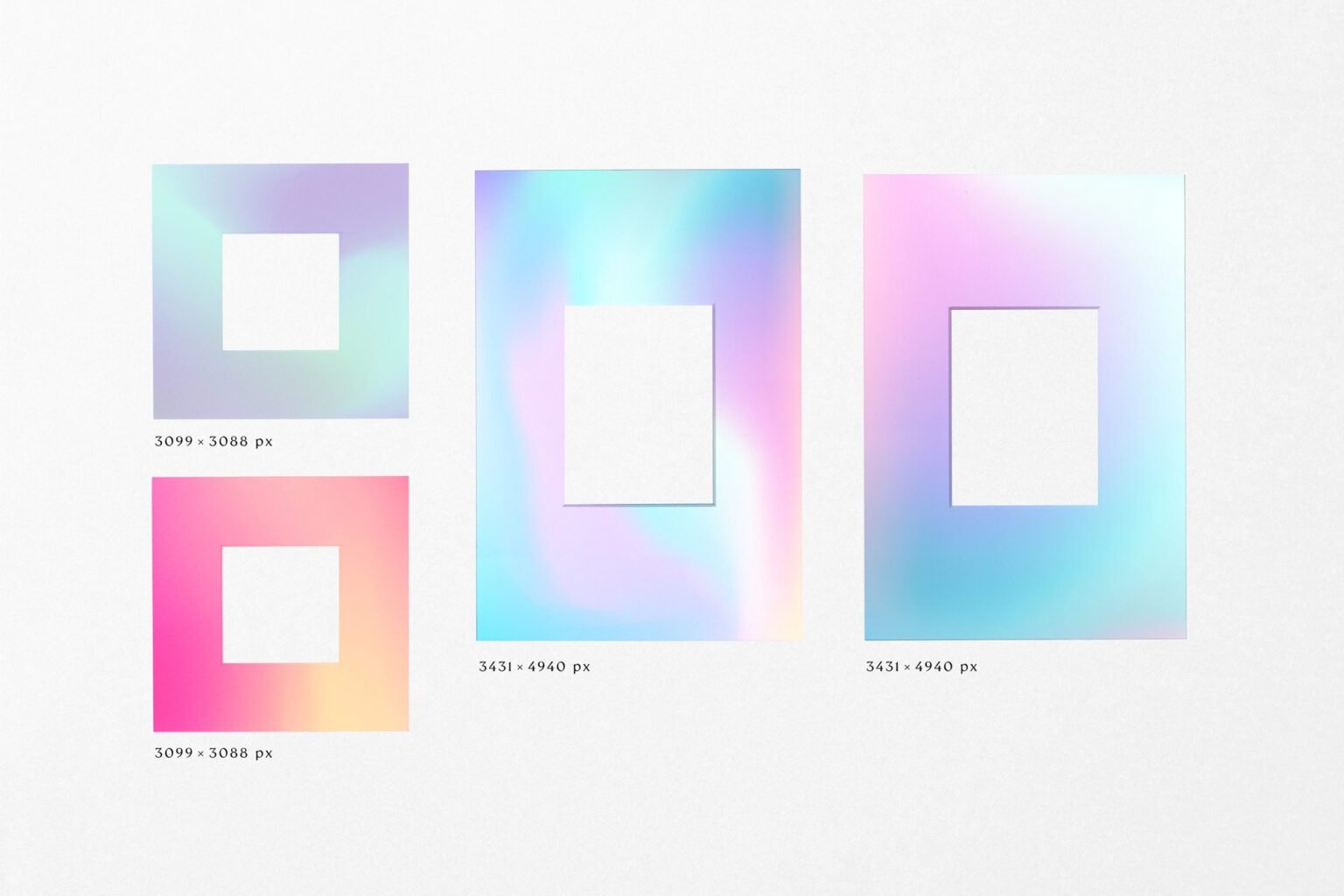 Gradient Film Frames | Elements - Sparrow and Snow