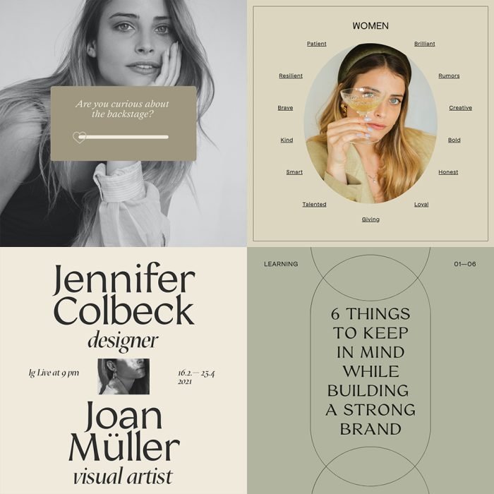 Sage Instagram Carousels - Sparrow and Snow