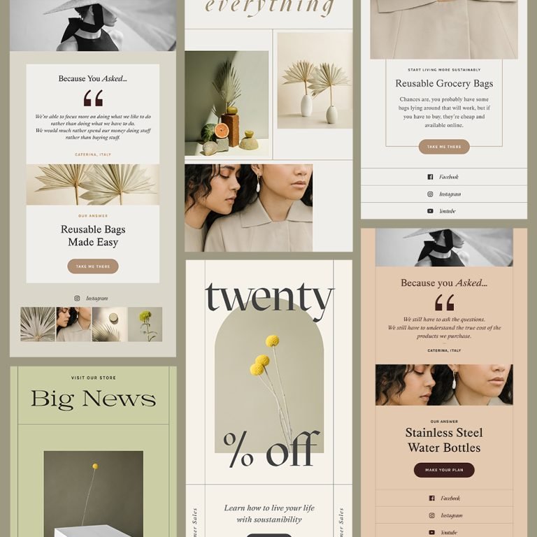 Sage Instagram Carousels - Sparrow and Snow