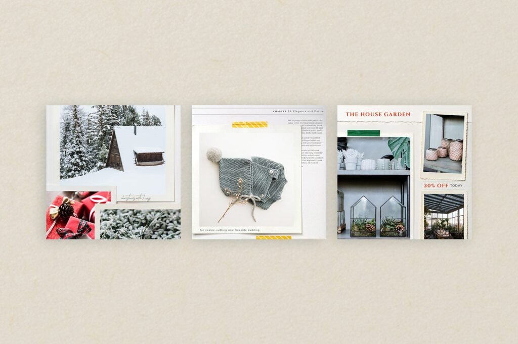 Paper Moodboard Social Media Kit - Sparrow and Snow