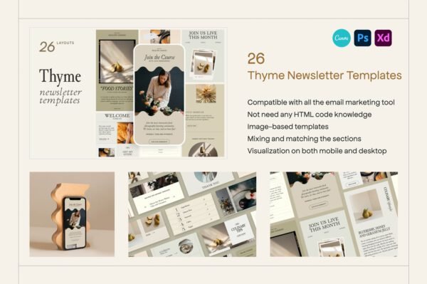 Newsletter 4in1 Bundle Post Carousels Newsletter - Sparrow and Snow